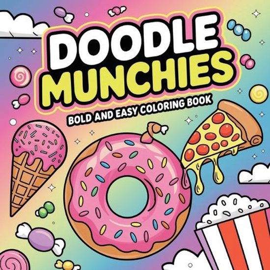Doodle Munchies Coloring Book for Adults, Laura Bidden | 9788938767462 ...