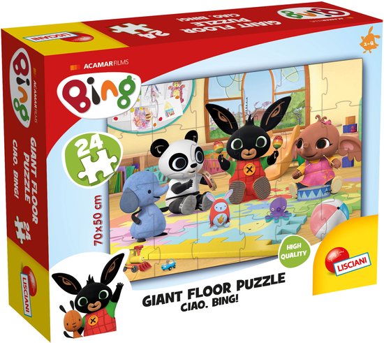 BING vloerpuzzel 24 stukjes : Hallo bing" 70x50cm | bol