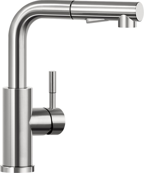 Lonheo max keukenkraan Met Uittrekbare Uitloop Chroom - Keukenmengkraan - Handdouche -... | bol