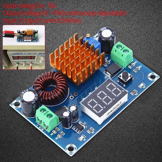 DC DC Step Up Boostmodule Stroomomvormer Converter 3-35V Naar 5V-45V ...