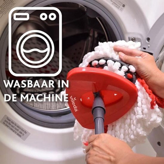 Allecto - Dwijl en Emmer Set - Easy Wring & Clean Turbo Mop met ...