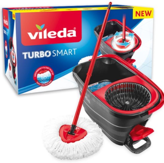 Mop with Bucket Vileda Turbo Smart Floor | bol
