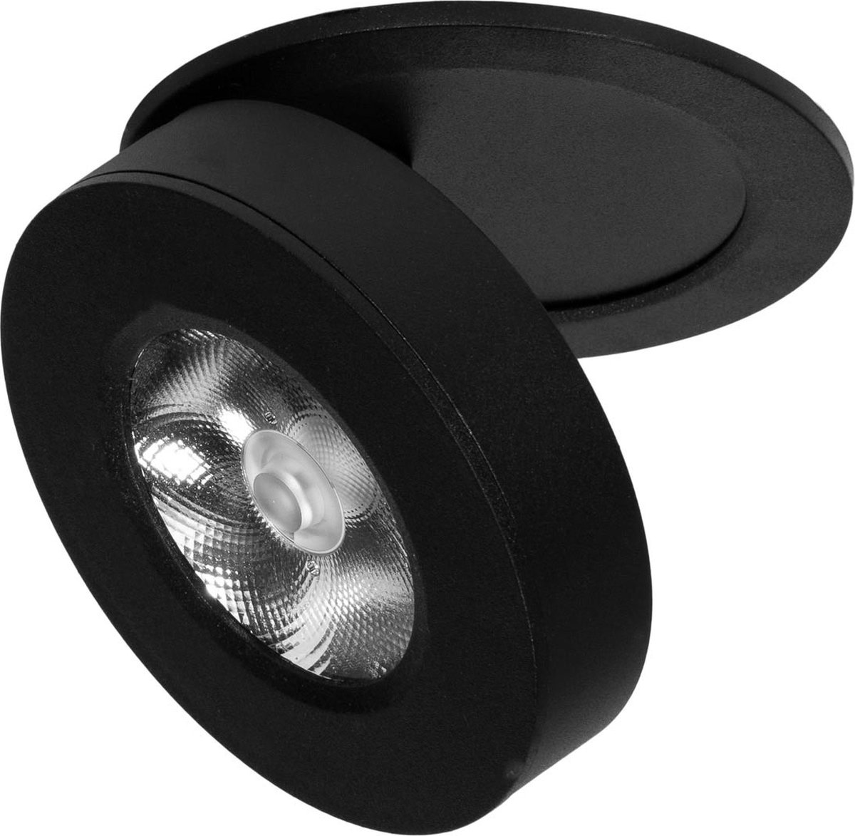 LED inbouwspot Zwart - Energiezuinig - 7 Watt - 2700K Extra Warm Wit ...