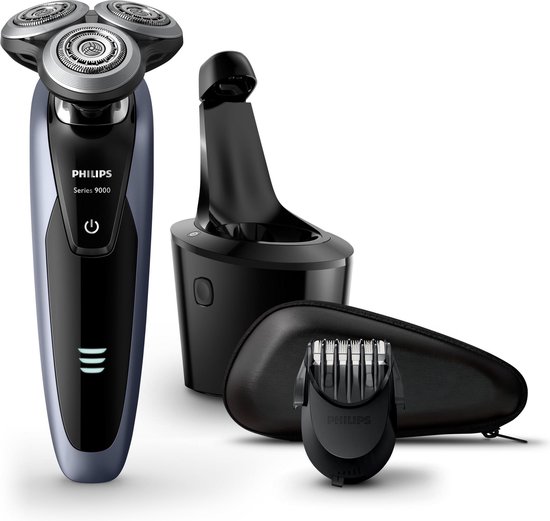 Philips SHAVER Series 9000 S9111/32, Zwart, Grijs, AC/Batterij, Lithium ...