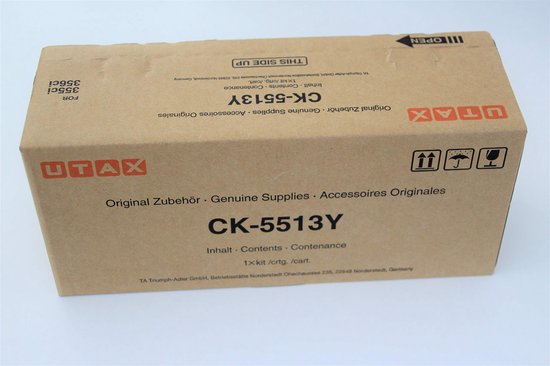 UTAX Toner CK-5513Y:;UTAX 355ci/356ci series;(1T02VMAUT0) | bol