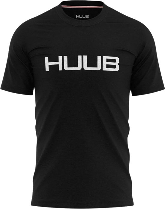 Huub Heren Statement Logo T-Shirt - Black | bol