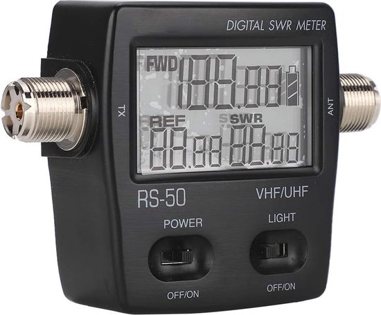 Draagbare SWR Meter met LED Achtergrondverlichting voor Walkietalkies | bol