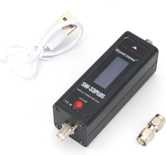 Dual Band VHF/UHF Mini Power en SWR Meter 125-525MHz | bol