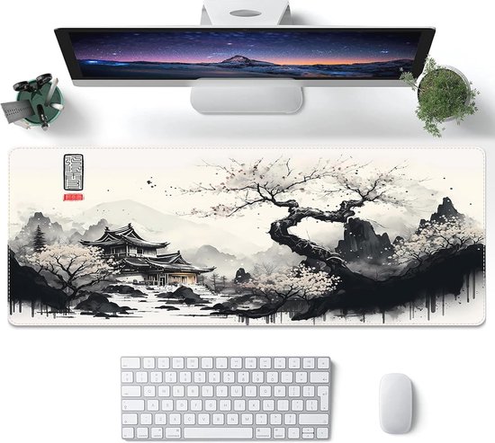 Grote Kersenbloesem Muismat - XL Anime Gaming Toetsenbordmat met ...