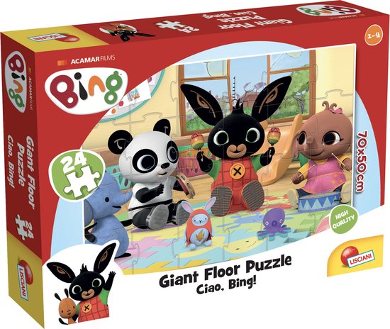 BING vloerpuzzel 24 stukjes : Hallo bing" 70x50cm | bol