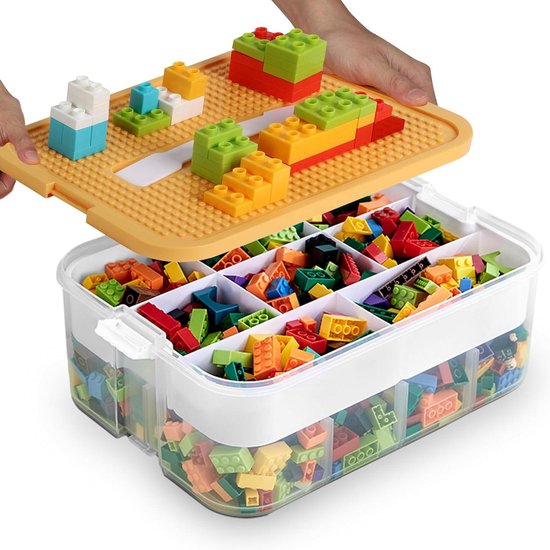 Opbergdozen Voor Opbergbox Met Deksel - Stapelbare Sorteerdozen - 3 ...