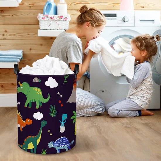 Mrs. Jones 45L Waterdichte Schattige Dinosaurus Wasmand - Opvouwbaar ...