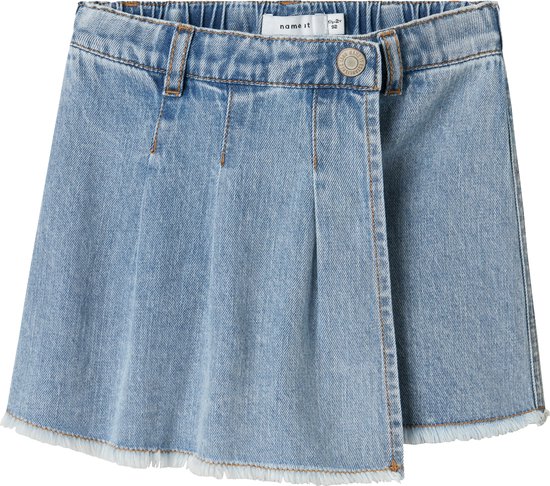 Name It mini meisjes short HANNA Medium Blue Denim Regular Fit | bol