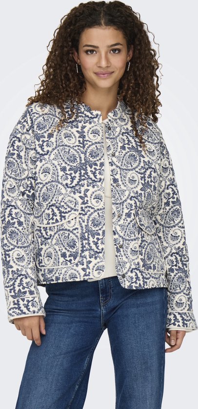 Only Jas Onlhallie Quilted Jacket Otw Noos 15328523 Cloud Dancer Dames ...