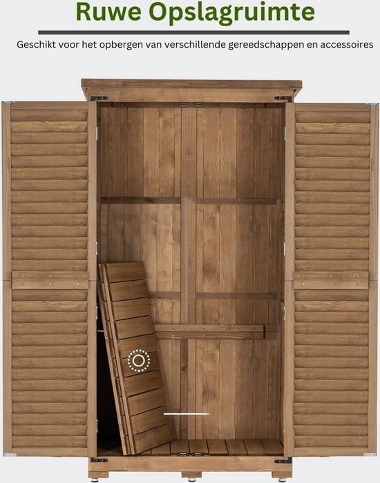 Tuinkast Hout - Tuinkist - Tuinkasten voor Buiten - Tuinberging ...