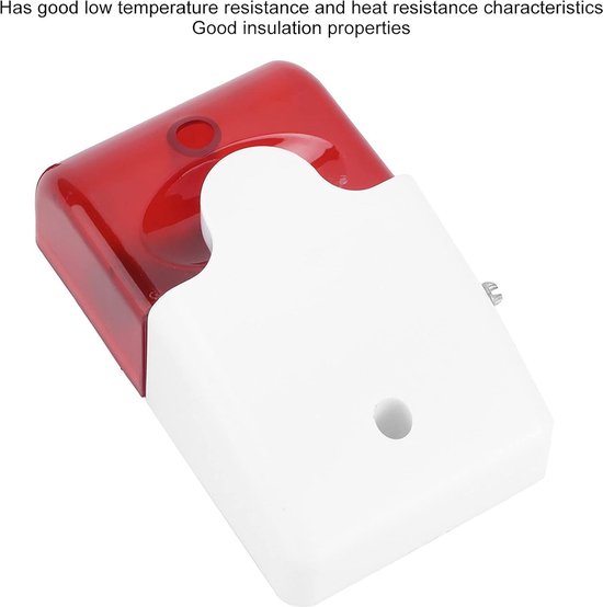 12V DC volume instelbaar alarmhoorn diefstalwaarschuwing geluid licht ...
