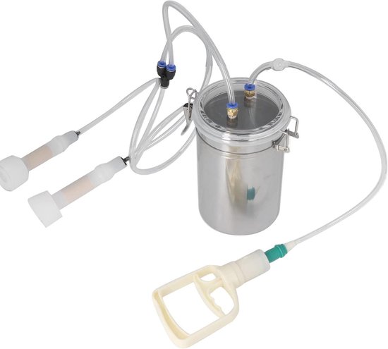 Inspanningsbesparende Melkmachine 2L - Draagbare Roestvrijstalen Emmer ...