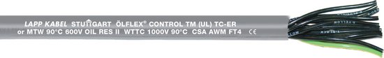 Olflex Controle TM 3G2.5 UL CSA Stroom Controle Kabel - 281403 [10 ...