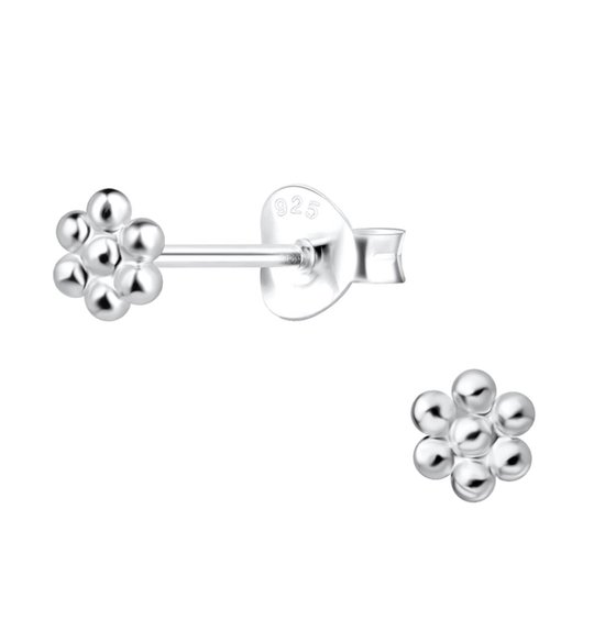 Kinderoorbellen 'Bloemetje' - Zilver | bol