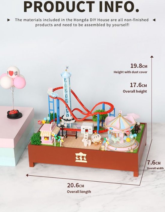 Hongda - Children's Park S2132 - DIY House Miniatuur Bouwpakket ...