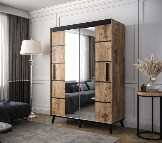 InspireMe - Kledingkast met 2 schuifdeuren, Modern-stijl, Een ...