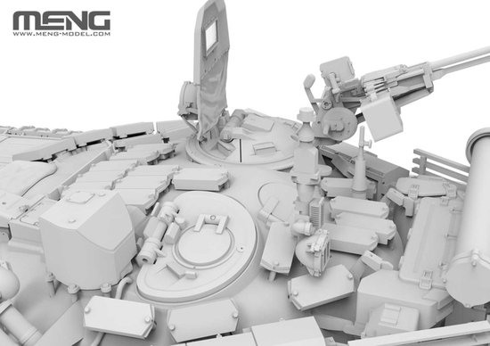 1:35 MENG TS053 Russian Main Battle Tank T-72B3M w/ KMT-8 Mine Clearing System Plastic kit | bol.com