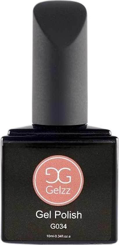 Gelzz Gellak - Gel Nagellak - kleur Nude Skin G034 - BruinNudeRoze - Dekkende kleur -... | bol