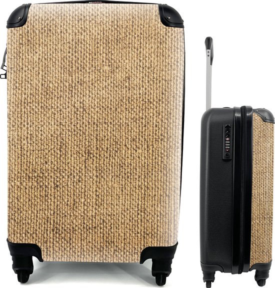 MuchoWow® Koffer - Muur - Bruin - Stof - Past binnen 55x40x20 cm en ...