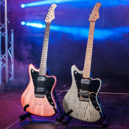 Fazley Outlaw Series Maverick Plus HH Black elektrische gitaar met ...