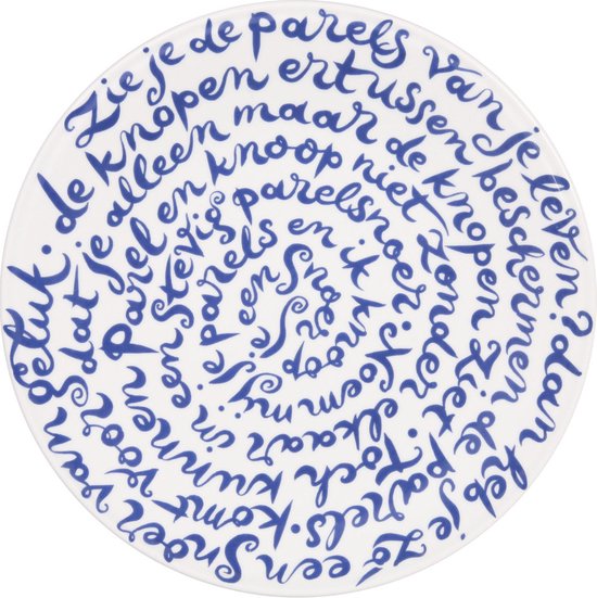 Royal Delft Diskus! bord Geluk | bol