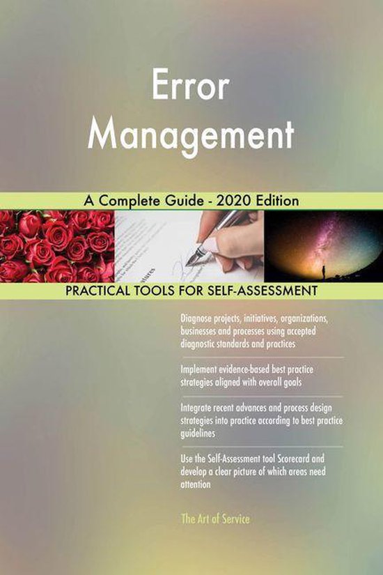 Error Management A Complete Guide - 2020 Edition (ebook), Gerardus ...