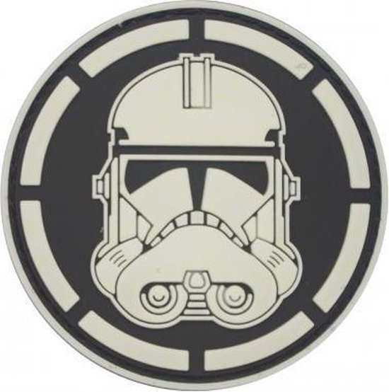 Stormtrooper Star Wars PVC Cosplay Patch Zwart met klittenband | bol.com
