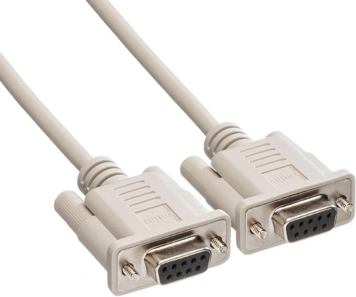 RS232 Seriële Kabel female-female 1,8m | bol.com