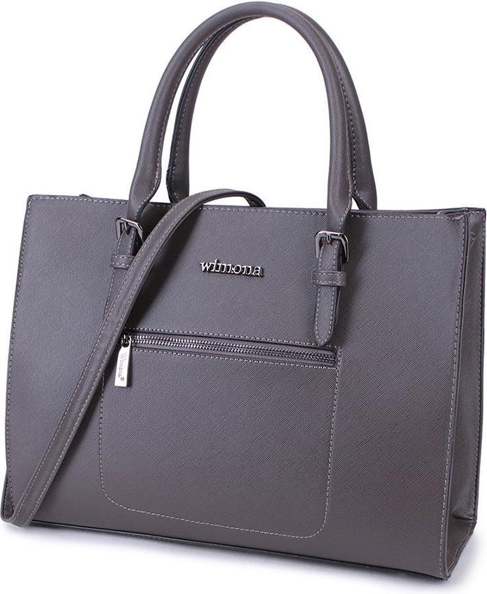 Wimona Natalia 3015 Handtas / Schoudertas - Grijs | bol.com
