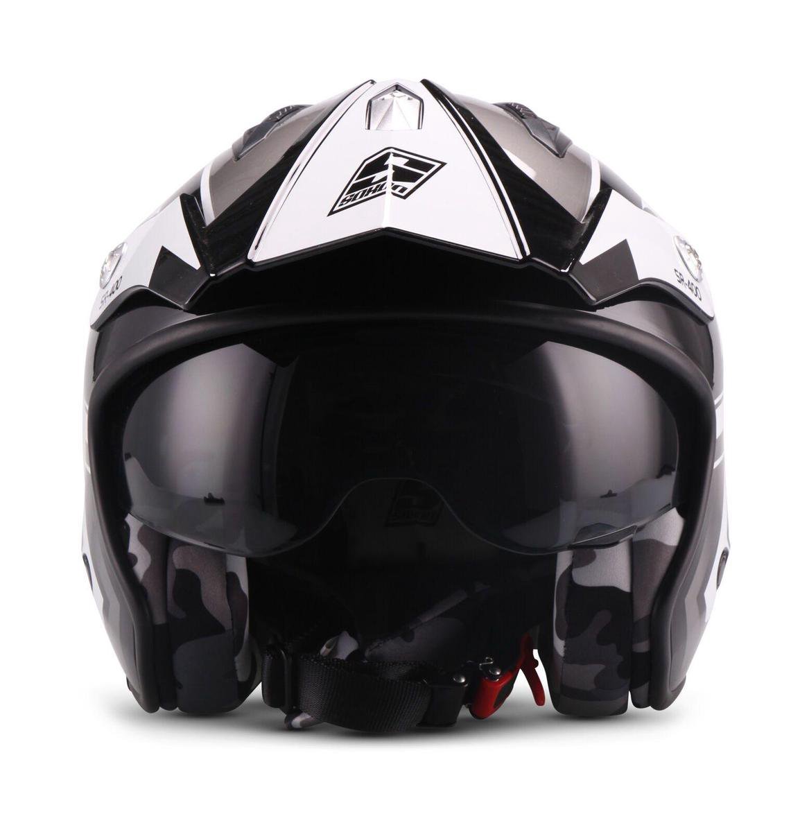 SOXON SR-401 STORM TITAN jethelm met zonnescherm en vizier ECE L Large ...