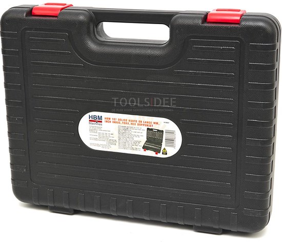 HBM 107 Delige Korte en Lange MM, INCH Inbus, Torx, Hex Doppenset | bol