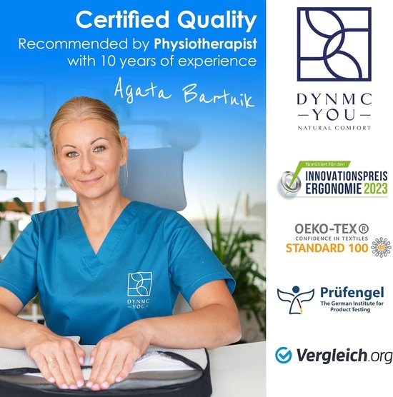 Ergonomische Zitring Stuitbeen - Comfortabel Zitkussen van Traagschuim ...