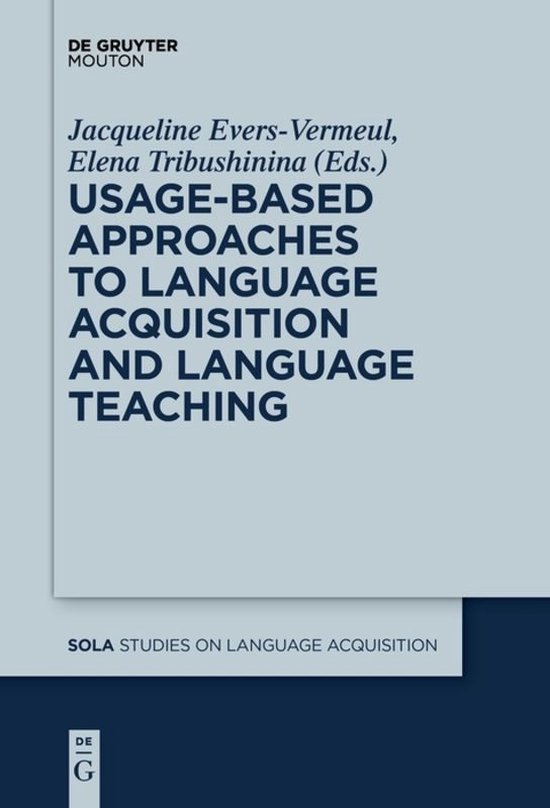 UsageBased Approaches to Language Acquisition and Language Teaching 55 ...