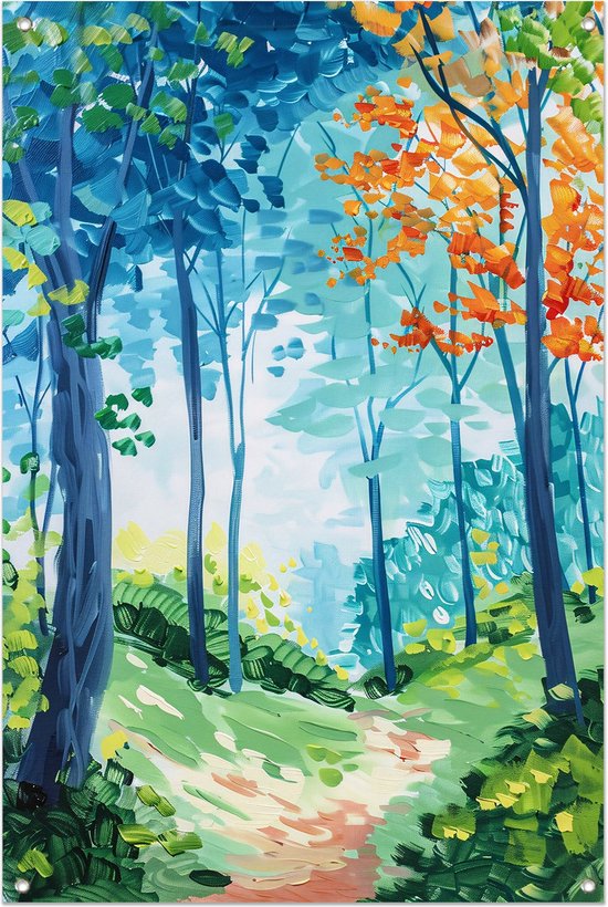 Bos poster - Natuur posters - Tuinposter Pad - Poster buiten ...