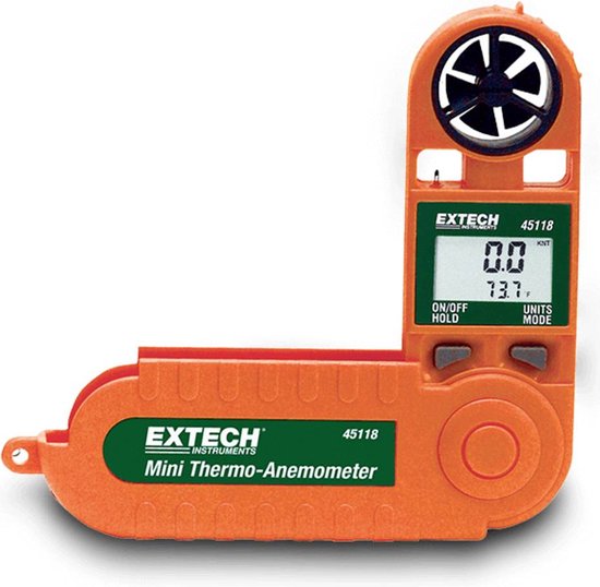 Extech 45118 Mini-thermo- en windmeter 1.1 tot 20 m/s | bol