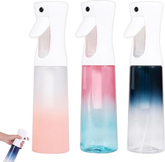 3-delige spuitflessenset, continue fijne spuitfles, 300 ml herbruikbare ...