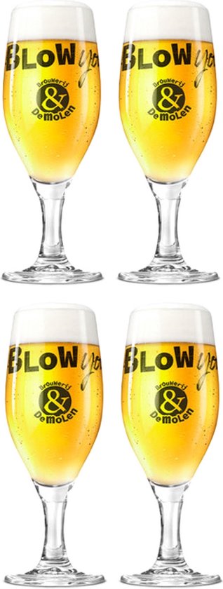 De Molen Bierglas 25cl - 4 Stuks - Bierglazen Set, 4-Pack - Ideaal voor Speciaalbier -... | bol
