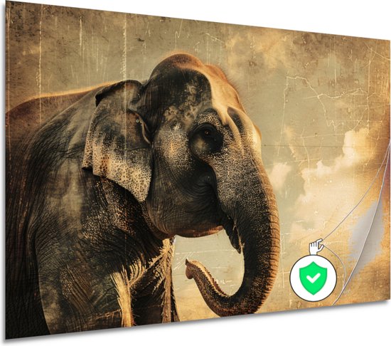 Olifant posters - Dier wanddecoratie - Poster Kaart - Muurdecoratie ...