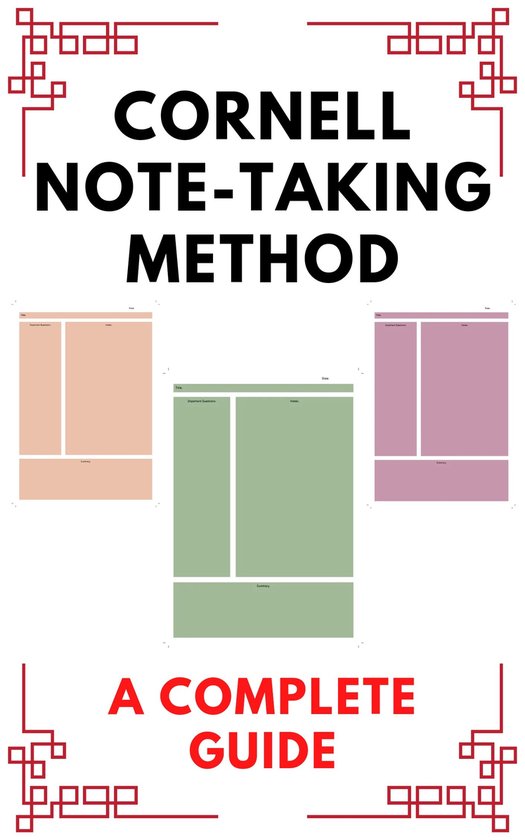 Cornell Note-Taking Method; A Complete Guide (ebook), Linda Ozohili ...
