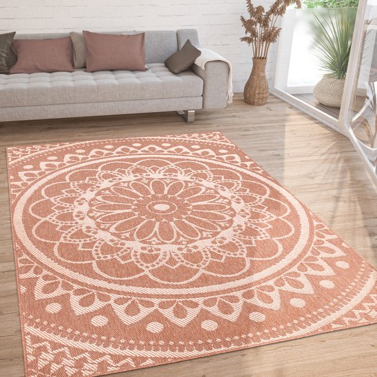 Paco Home Buiten Vloerkleed Tapijt Binnen En Buiten Balkon Oosters Boho ...