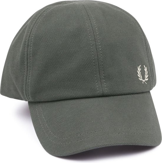 Fred Perry Pet Logo Donkergroen - Maat - Heren - Petten | bol