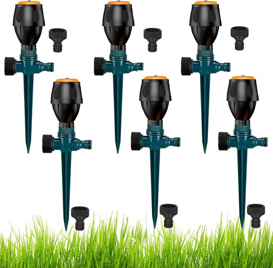 360° automatische irrigatie tuinsproeier, verzonken sprinkler ...