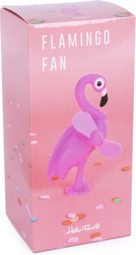 Hand Ventilator Flamingo Roze 13 x 6 x 4 cm | bol.com