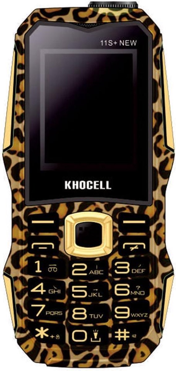 Khocell - K11S+ - Mobiele telefoon - NEW Leopard | bol.com