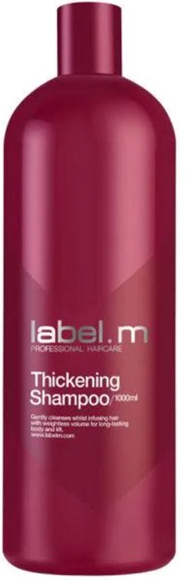 Label.M Thickening Shampoo-1000 ml - vrouwen - Voor Fijn en slap haar ...